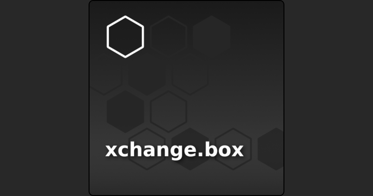 xchange.box - Profile | .box